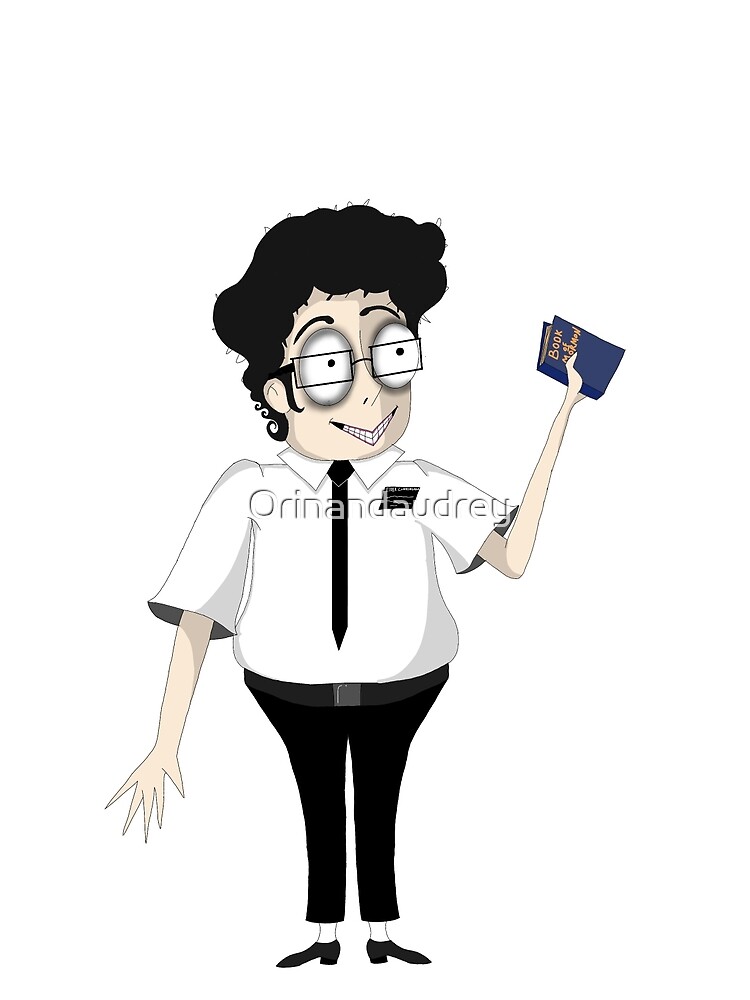 "Elder Cunningham - The Book of Mormon- Tim Burton style " Art Print ...