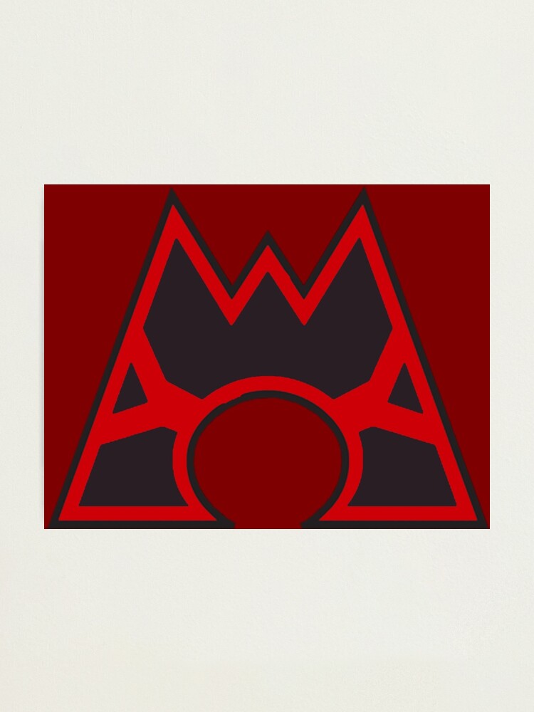 "Team Magma Symbol" Photographic Print for Sale by jbtiger1992 | Redbubble