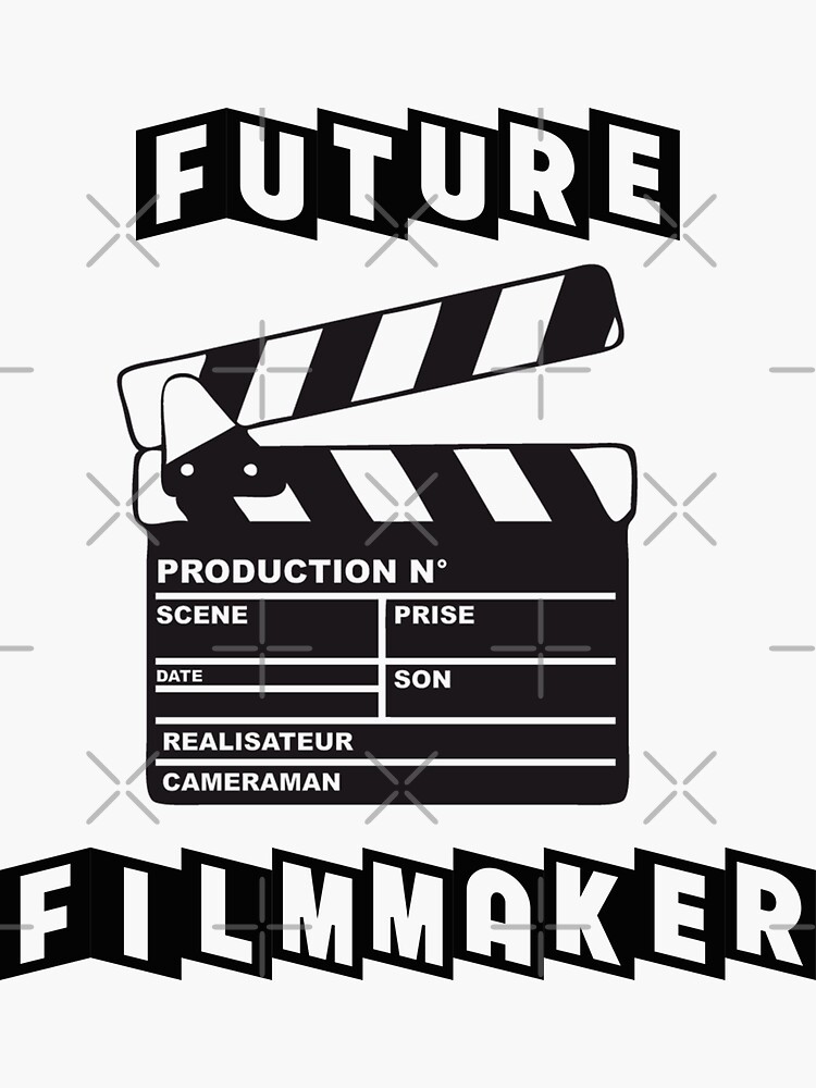 "Future Film Maker" Sticker by HouseofBalloon | Redbubble