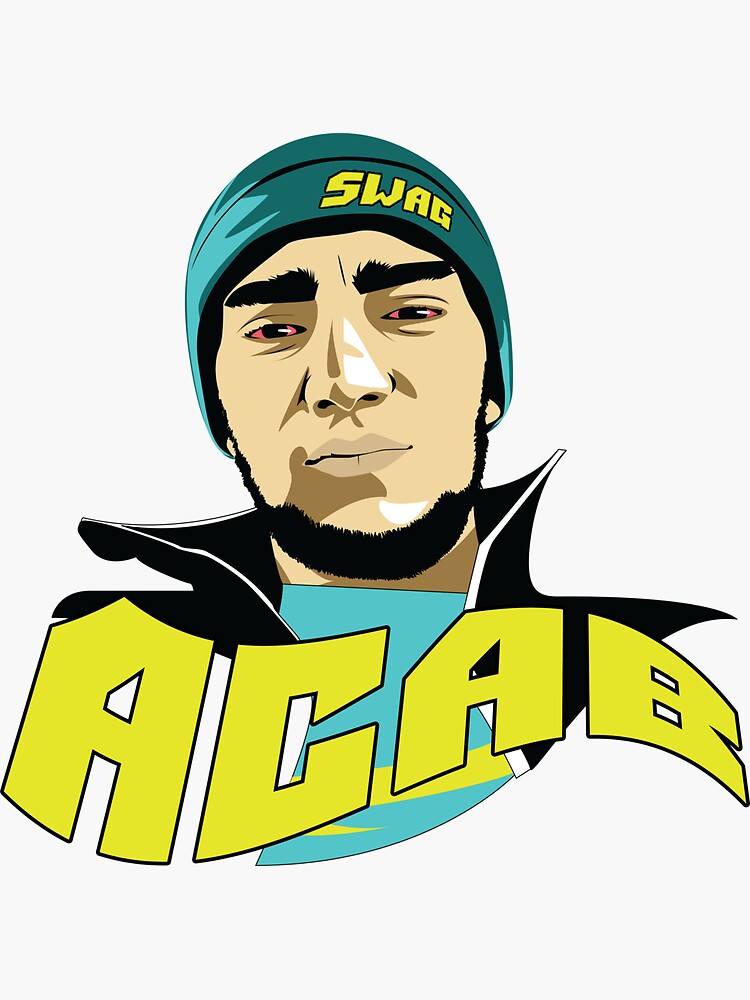"ACAB" Sticker for Sale by BorzK | Redbubble