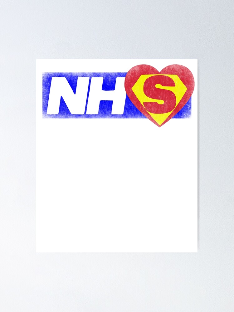 "NHS" Poster for Sale by AllWellia | Redbubble
