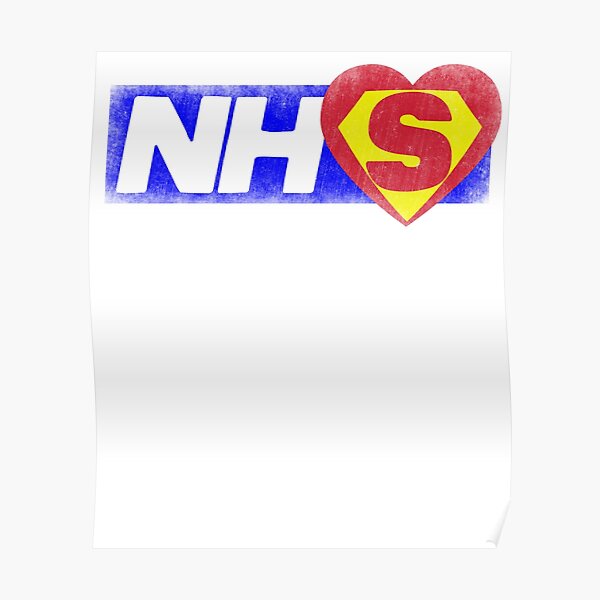 "NHS" Poster for Sale by AllWellia | Redbubble