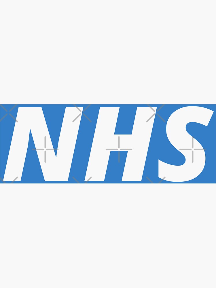 "NHS" Sticker for Sale by Quetzalita | Redbubble