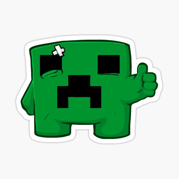 "Minecraft mr creeper" Sticker by NikolayNekrylov | Redbubble