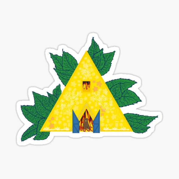 "Midsommar Temple (Hidden Images)" Sticker for Sale by Beewitcher ...