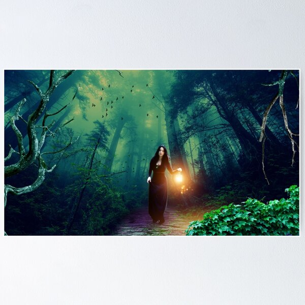 "Dark forest" Poster for Sale by Alimera | Redbubble