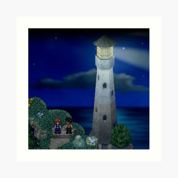 "To the moon lighthouse" Art Print for Sale by gungable | Redbubble