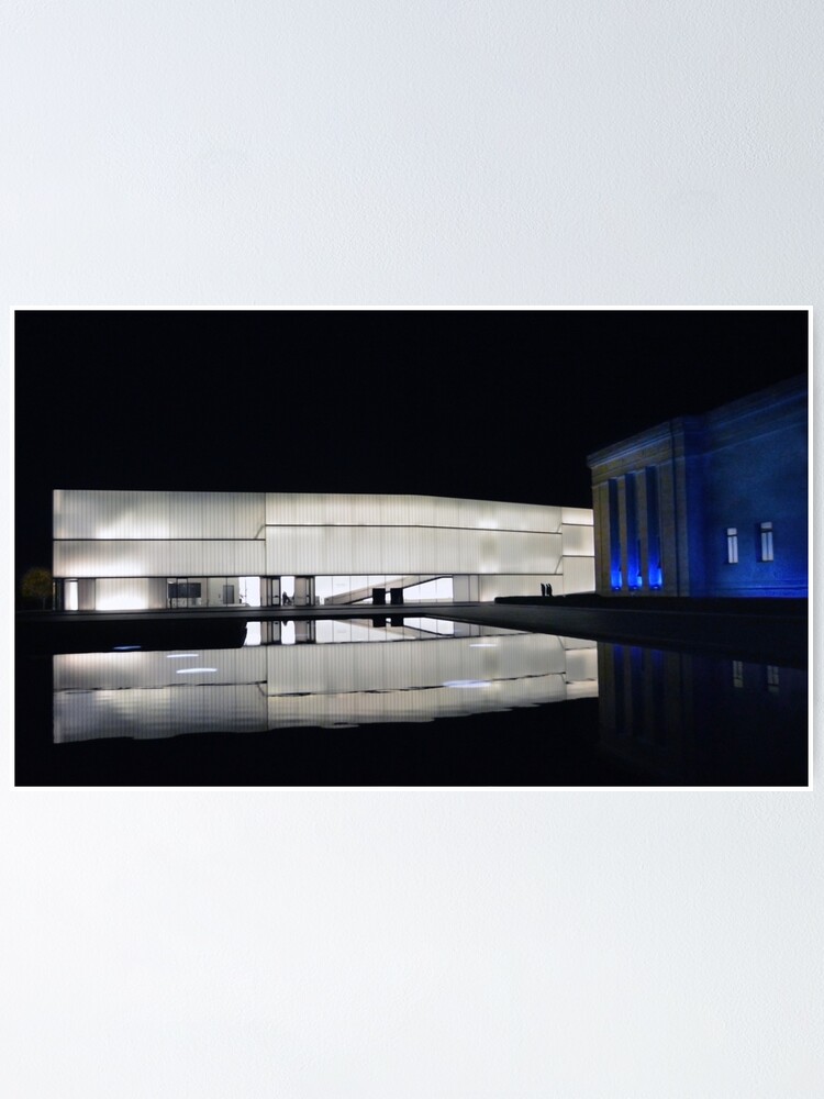 "Royal Blue Kansas City Museum of Art" Poster by cathysherman | Redbubble