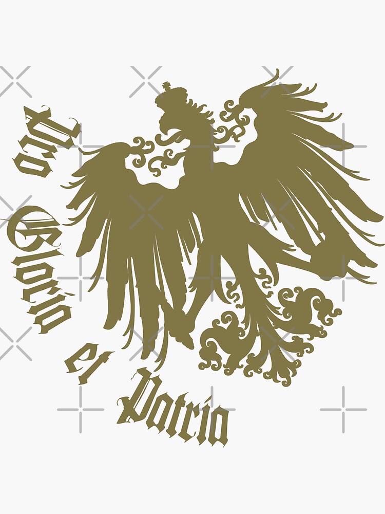 Pegatina «Pro Gloria et Patria con el águila prusiana» de BragiSchumann ...