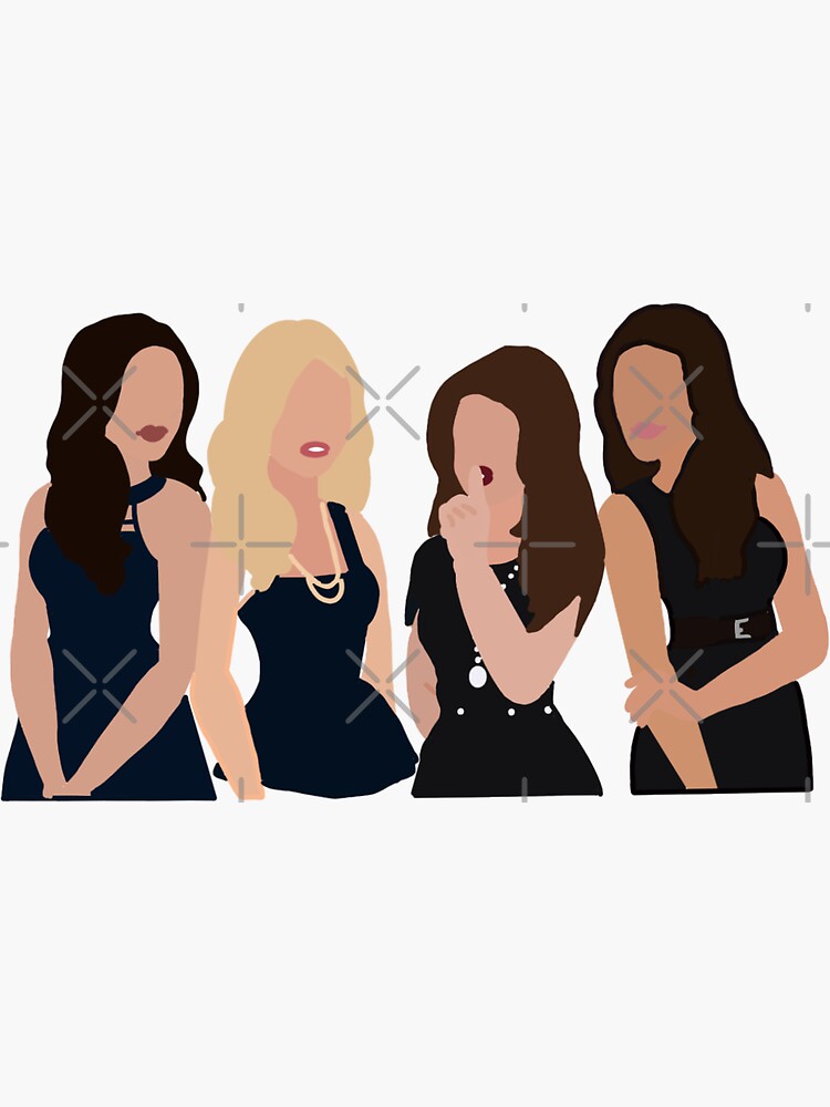 "PLL drawing" Sticker for Sale by ideasbymadison | Redbubble