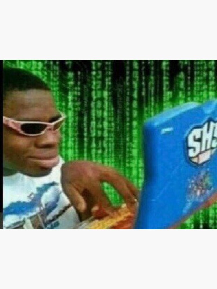 "meme hacker" Sticker by Poniamy | Redbubble