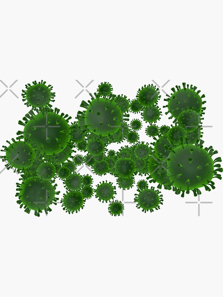 "Viruses - 3d rendered" Sticker by siloto | Redbubble