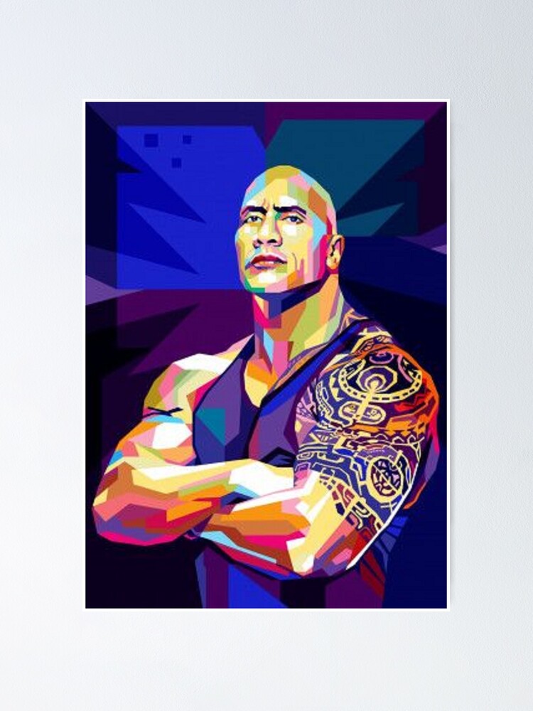 "dwayne johnson" Poster by dazzel55 | Redbubble
