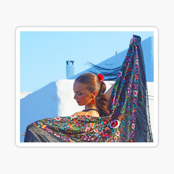 "Flamenco Dancer" Sticker by DigbyMerry | Redbubble