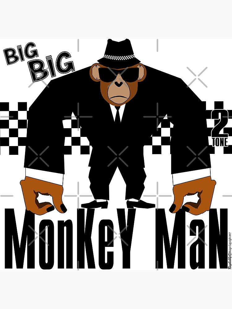 "BIG Monkey man" Framed Art Print for Sale by rudeboy1 | Redbubble