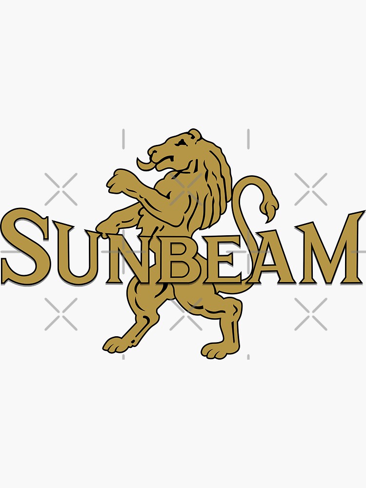 "Sunbeam Motorcycles - Lion" Sticker for Sale by Bloxworth | Redbubble
