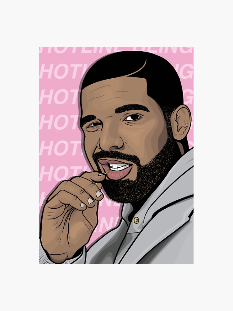 "Drake artwork" Sticker by PhilipsZh | Redbubble