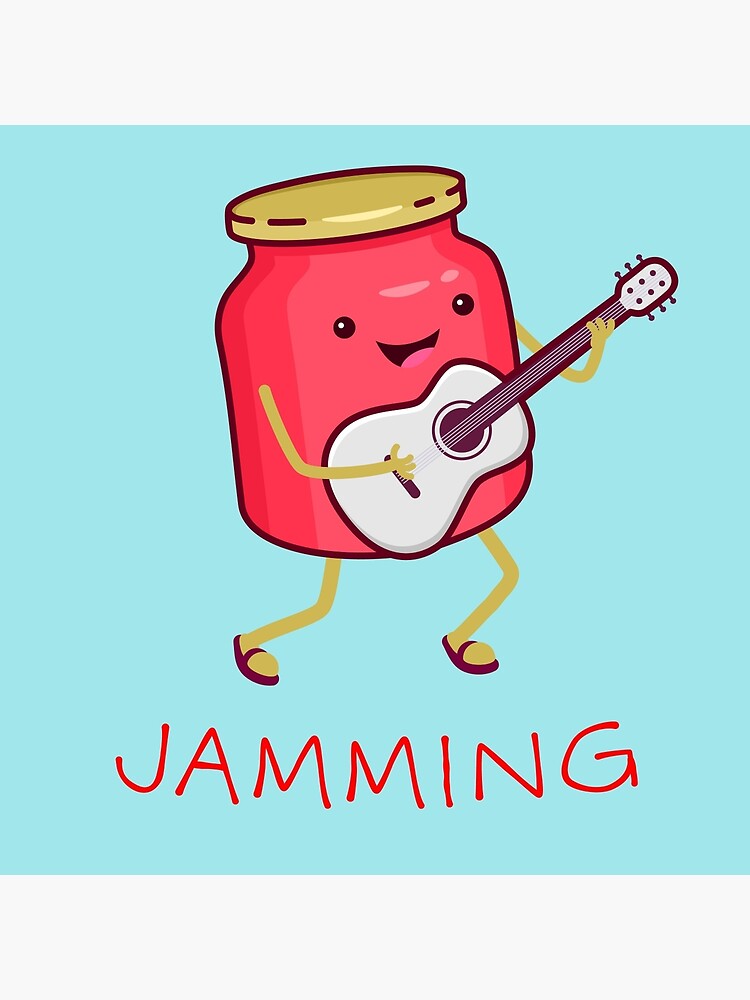 "Jamming Jam " Poster for Sale by CuckooCards | Redbubble