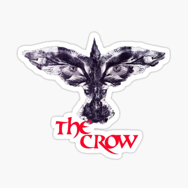 "The Crow" Sticker for Sale by greymoon69 | Redbubble