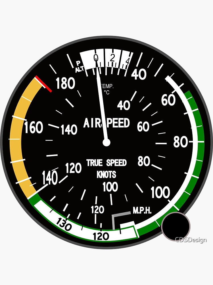 "Aviation Instruments" Sticker by CDSDesign | Redbubble