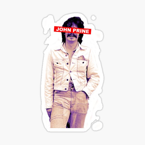 "JP "john prine"" Sticker by unshes | Redbubble