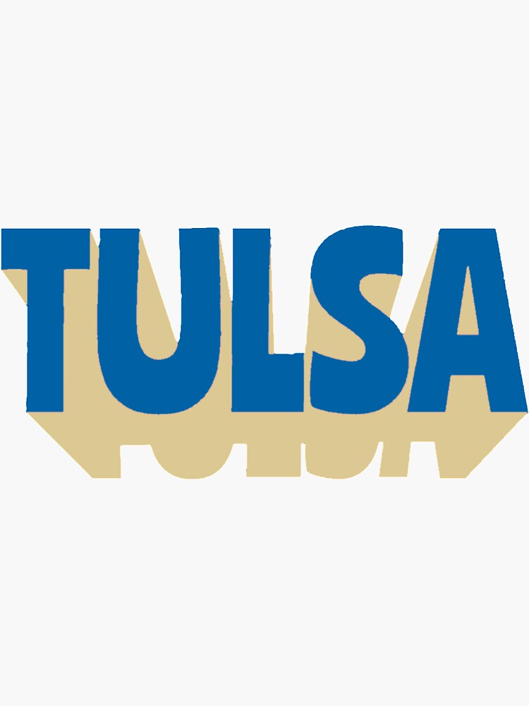 "Tulsa" Sticker by hay-hoog | Redbubble