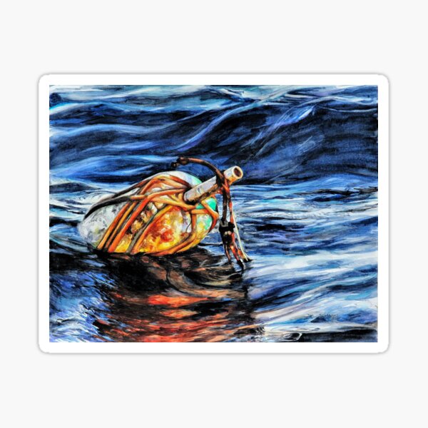 "Buoy" Sticker by JLSchlegelArt | Redbubble