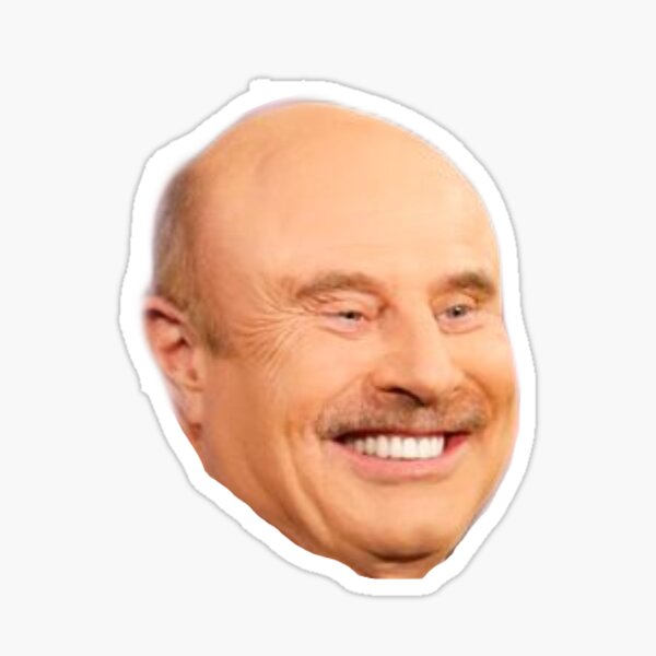 "Dr. Phil" Sticker by abigailclairej | Redbubble