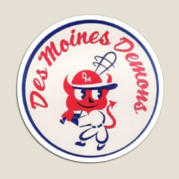 "Des Moines Demons Vintage Minor League Baseball" Magnet for Sale by ...