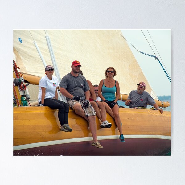 "Enjoying the sail" Poster for Sale by wolftinz | Redbubble
