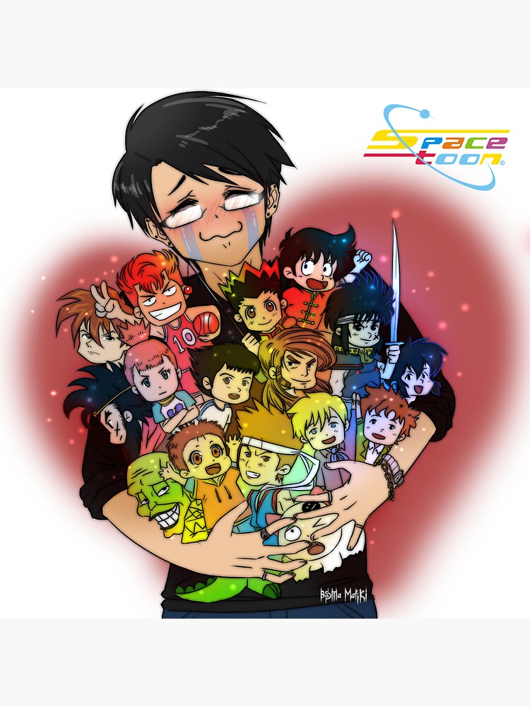 "SpaceToon" Sticker for Sale by Basmariki | Redbubble