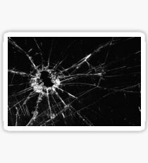 Broken Glass Stickers | Redbubble