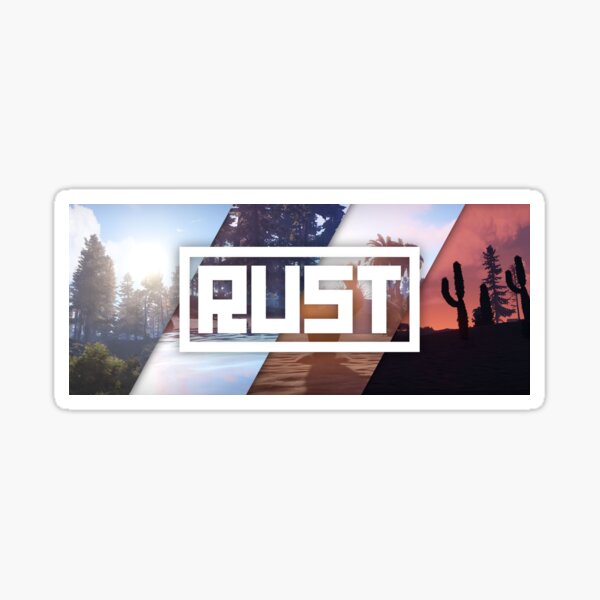 "RUST - GAME - THE LANDSCAPE" Sticker by PIKKS | Redbubble