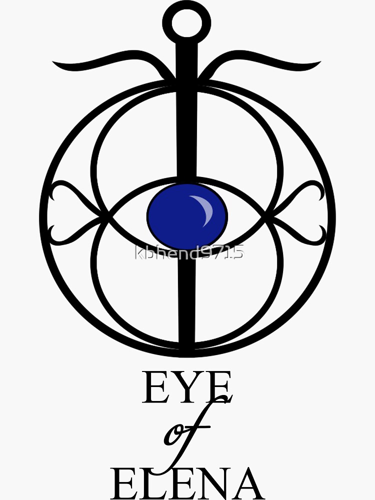"EYE of ELENA" Sticker by kbhend9715 | Redbubble