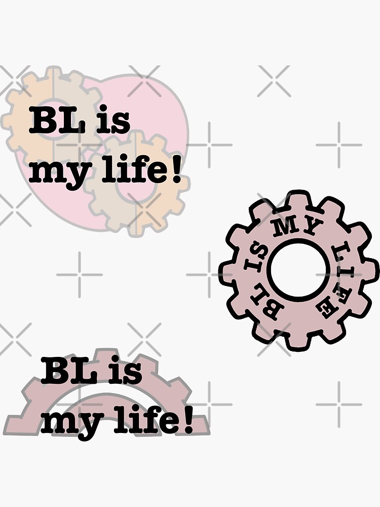 "BL life sticker set" Sticker for Sale by Everything-Ita | Redbubble
