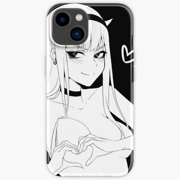 "Zerotwo Darling In The Franxx Zero Two Print Sticker Wallpaper" iPhone Case for Sale by shroob ...