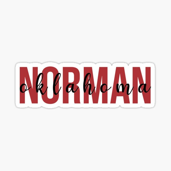 Norman Oklahoma Stickers | Redbubble