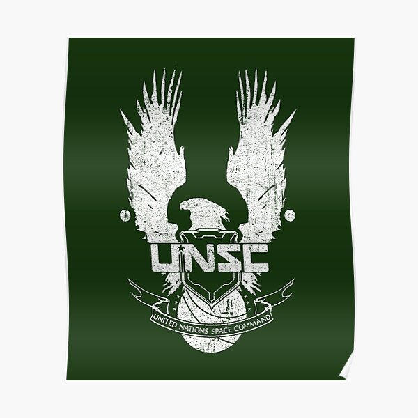 "UNSC - United Nations Space Command" Poster by huckblade | Redbubble