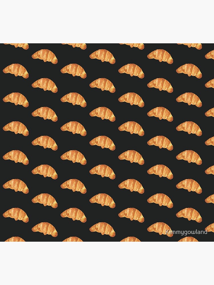"croissant on black" Socks for Sale by Kimmygowland | Redbubble