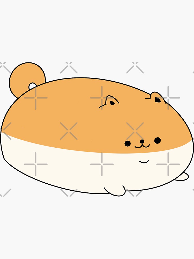 "A Loaf of Shiba Inu Bread" Sticker by smileyfriend | Redbubble