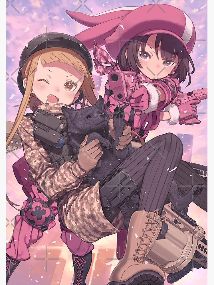"Llenn-chan and Fukaziroh" Sticker by zRiSes | Redbubble