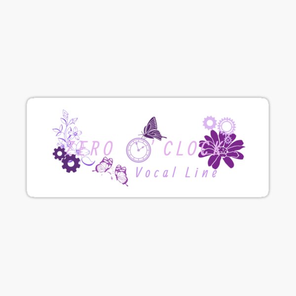 "BTS Zero o’ Clock " Sticker by Yoonarts-42 | Redbubble