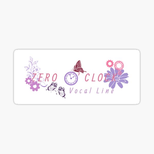 "BTS Zero o’ Clock " Sticker by Yoonarts-42 | Redbubble
