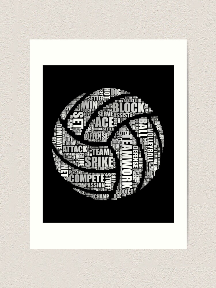 Volleyball Word Cloud