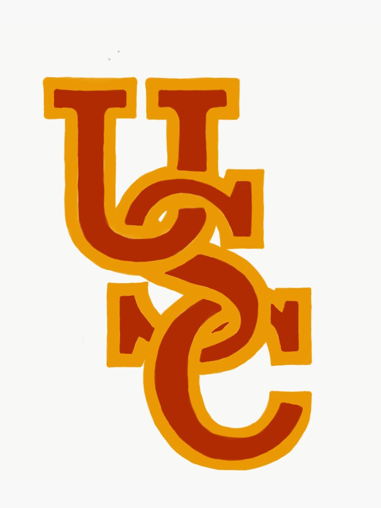 "USC sticker " Sticker by izcustoms | Redbubble