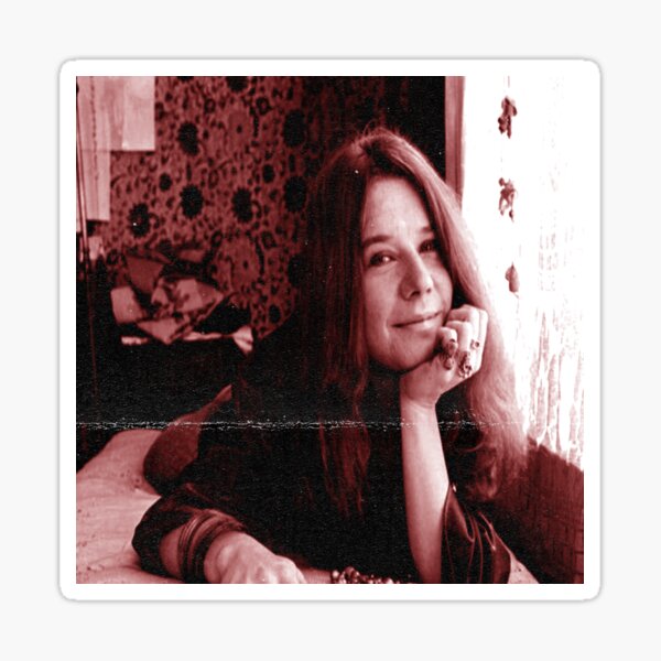 "Janis retro art" Sticker for Sale by Domiilustra | Redbubble