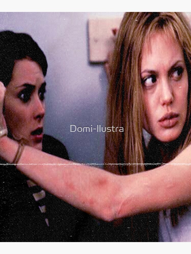 "girl interrupted aesthetic art" Mounted Print for Sale by Domi-llustra ...