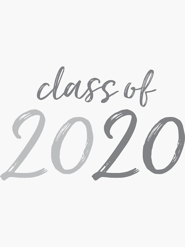 "Class of 2020" Sticker by TickledImage | Redbubble