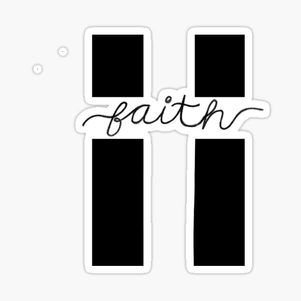 "faith cross" Sticker for Sale by sydneykelley01 | Redbubble