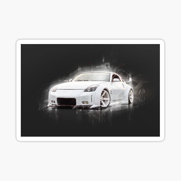 "Nissan 350Z" Sticker for Sale by cargasm | Redbubble